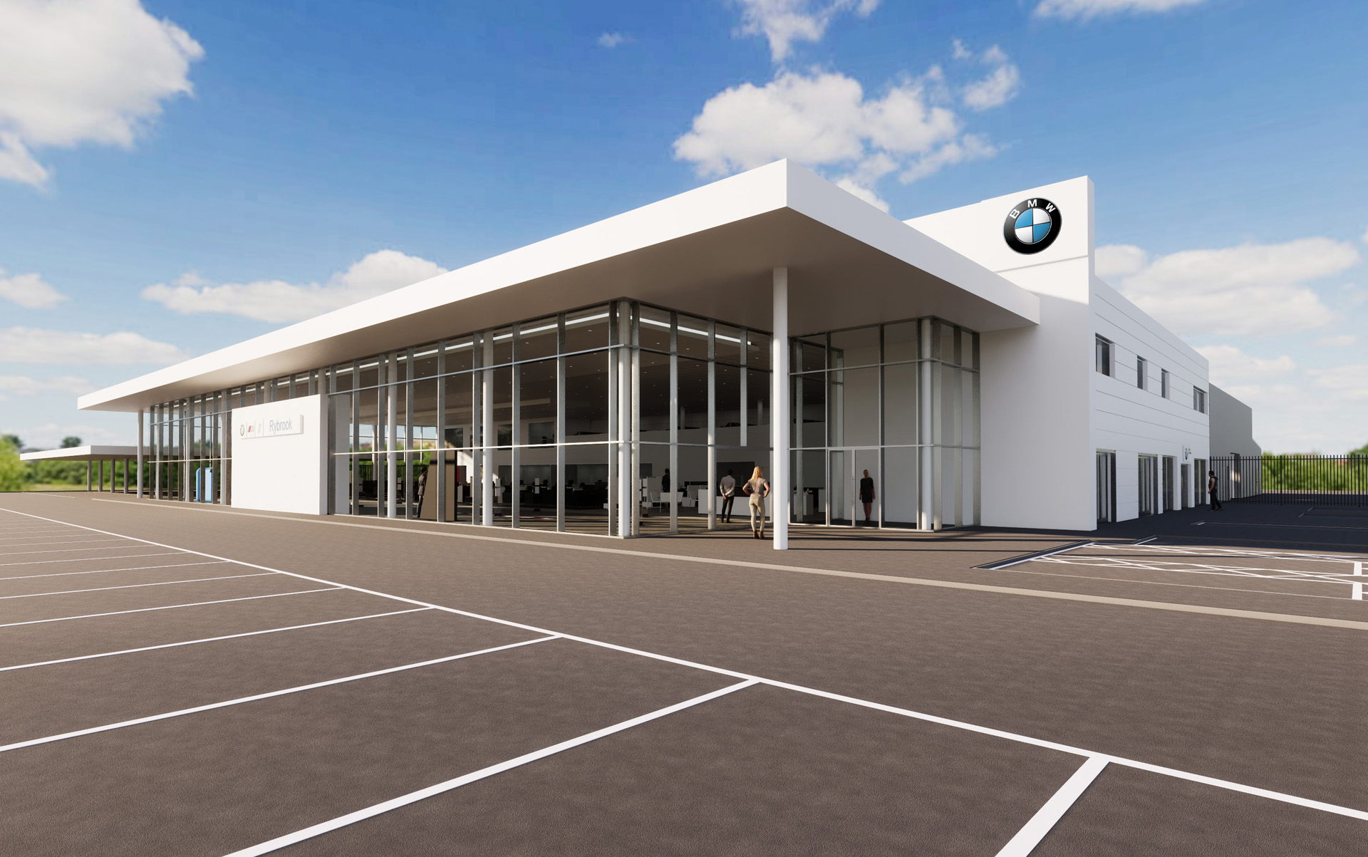 PLANNING SUBMITTED FOR RYBROOK WARWICK BMW SHOWROOM - MDG Architects