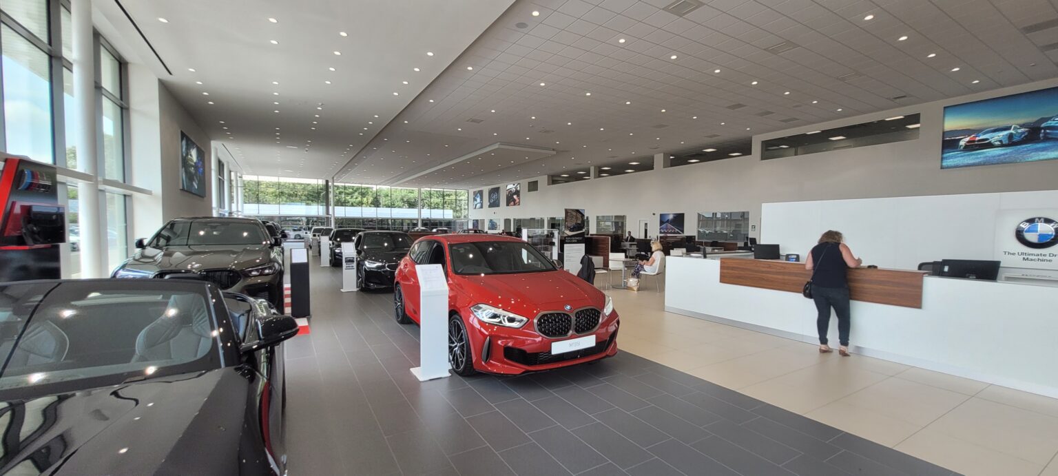 WORKS COMPLETE ON RYBROOK WARWICK BMW SHOWROOM - MDG Architects